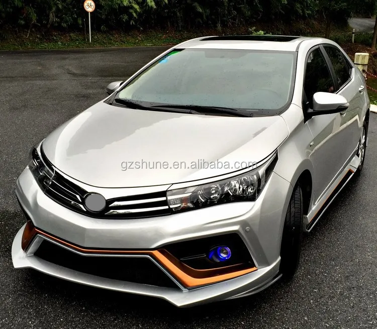 High Quality Pp Dzt-style Body Kit For Corolla 20142015 2016 Front And ...
