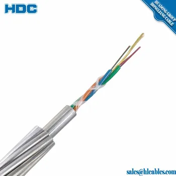 Itu-t G.652 Cable Opgw Fiber Optical Acs Outer Conductor 12 ...