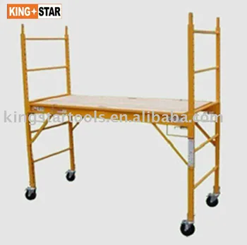 6"feet Steel Mini Folding Scaffold - Buy Scaffold,Folding Scaffold ...