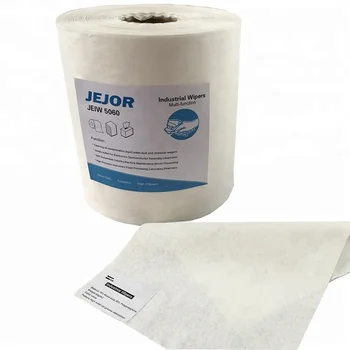 50gsm Wood Pulp Polyester Industrial Lint Free Clean Wipe Rolls - Buy ...