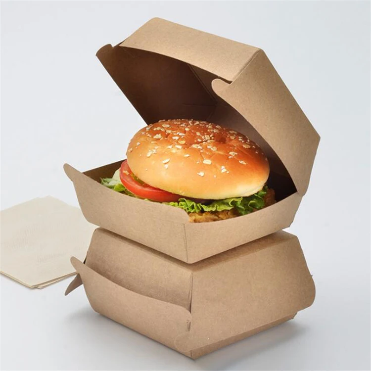 Customized Kraft Paper Fast Food Containers - Buy Fast Food Container ...