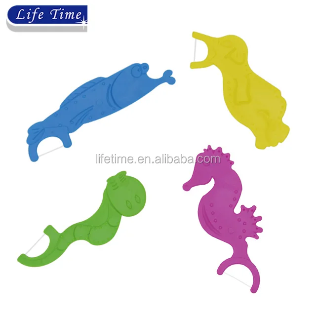 Kids Dental Floss Pick - Cute, Fruit-Flavored, & Durable