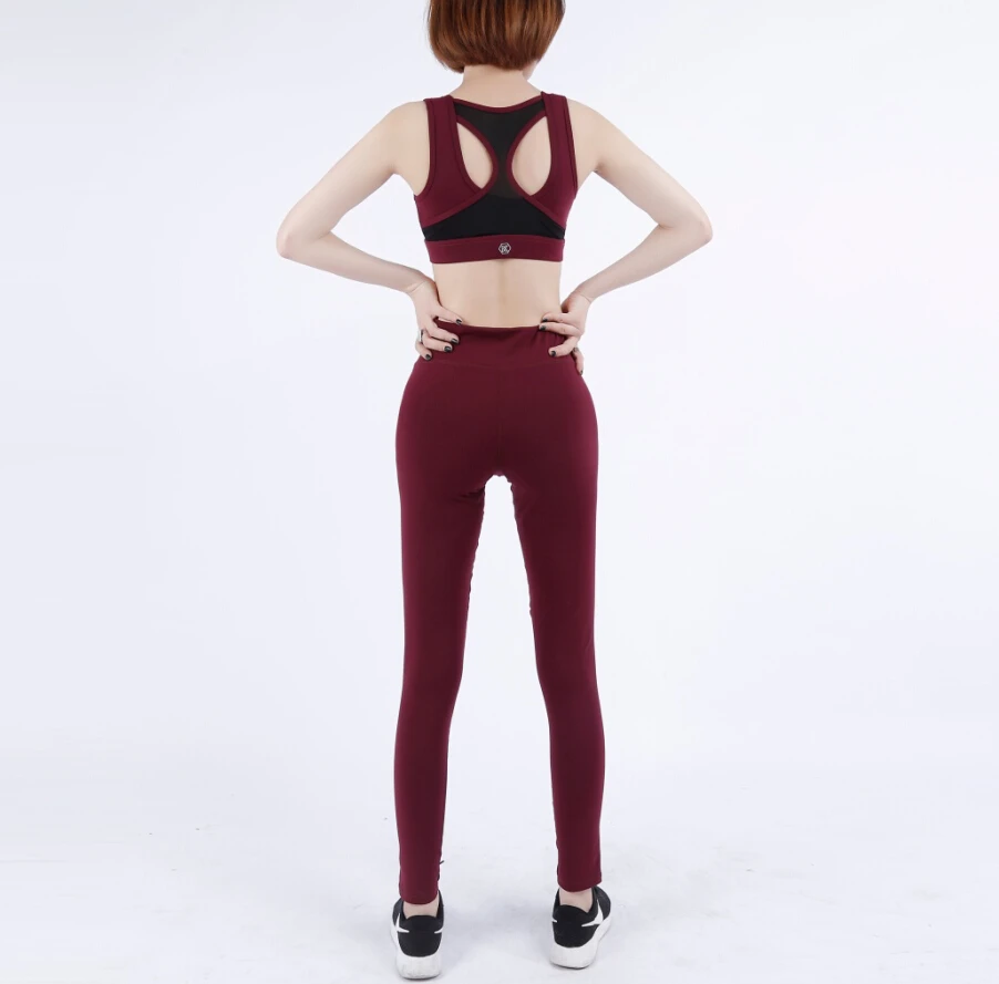 Sexy Dry Fit Bodybuilding Ladies Gym Wear Wholesale Yoga Set Oem Custom