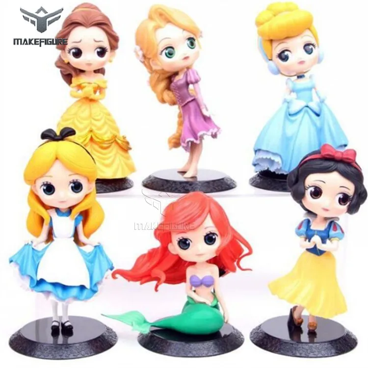 Big Eyes Princess Cartoon Pvc Figure Toy,Custom Made 3d Princess Pvc ...