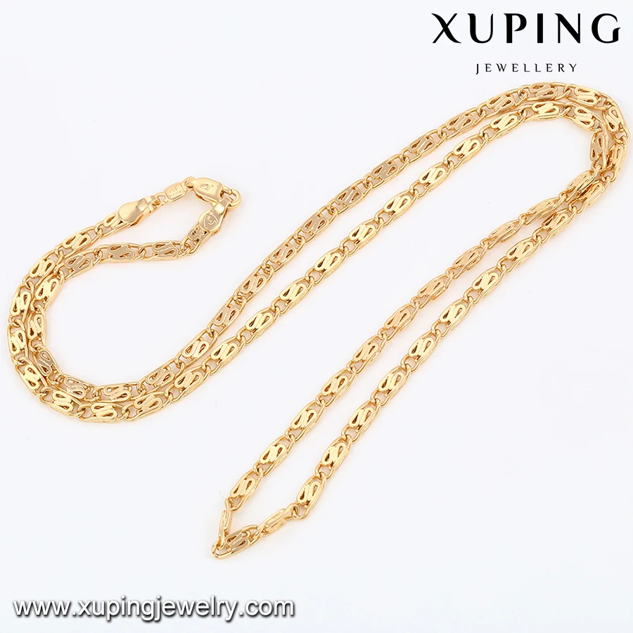43043 Xuping Jewelry Fashion Chain Necklace with 18K Gold Plated