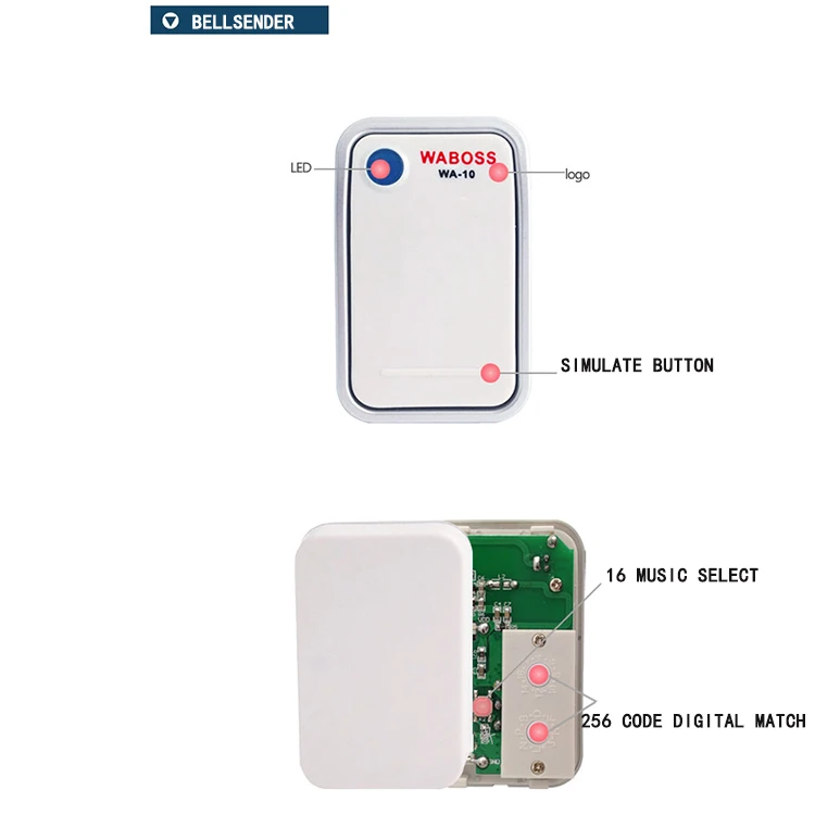 Oem/odm Available Wireless Motion Sensor Waterproof Wireless Door Bell ...