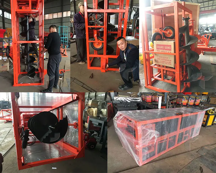 Manual Portable Hand Land Drill Earth Auger Digging Machines /Ground ...