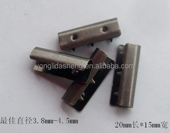 Engraved Logo Metal String Tips/metal Lace Tips /belt Metal Tip End On ...