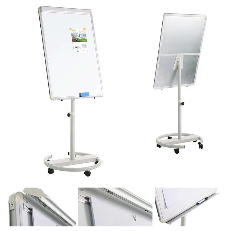 Whiteboard Flipchart Easel Table Magnetic Flip Chart Board With Stand ...