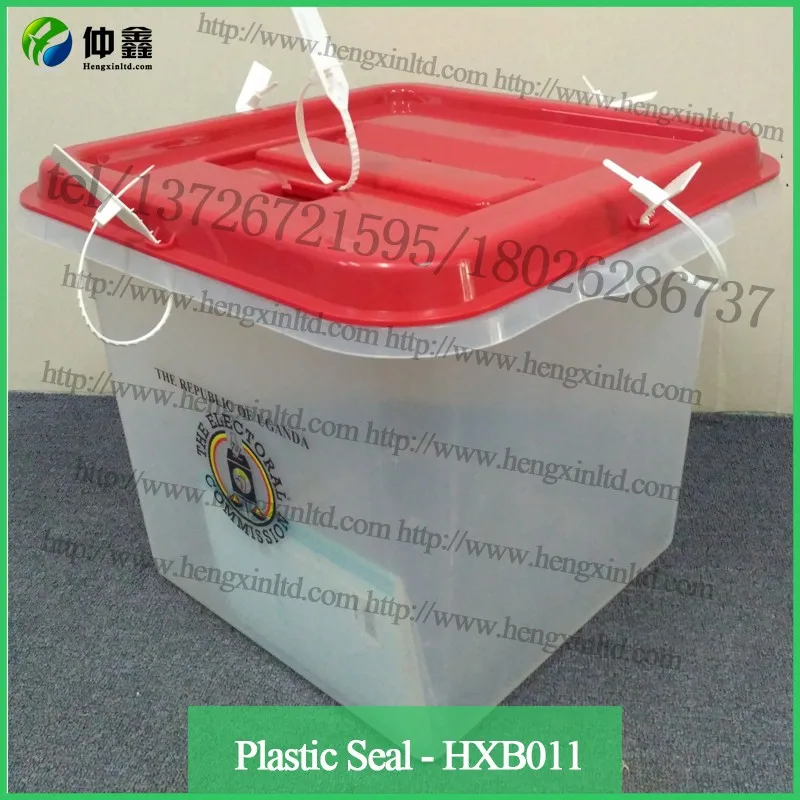 45l Clear Plastic Ballot Boxes With Lids Pp Box For Voting Transparent ...