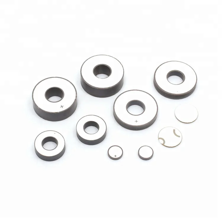 PZT8 Ceramic Piezo Ring - 10mm Piezoelectric Ceramics