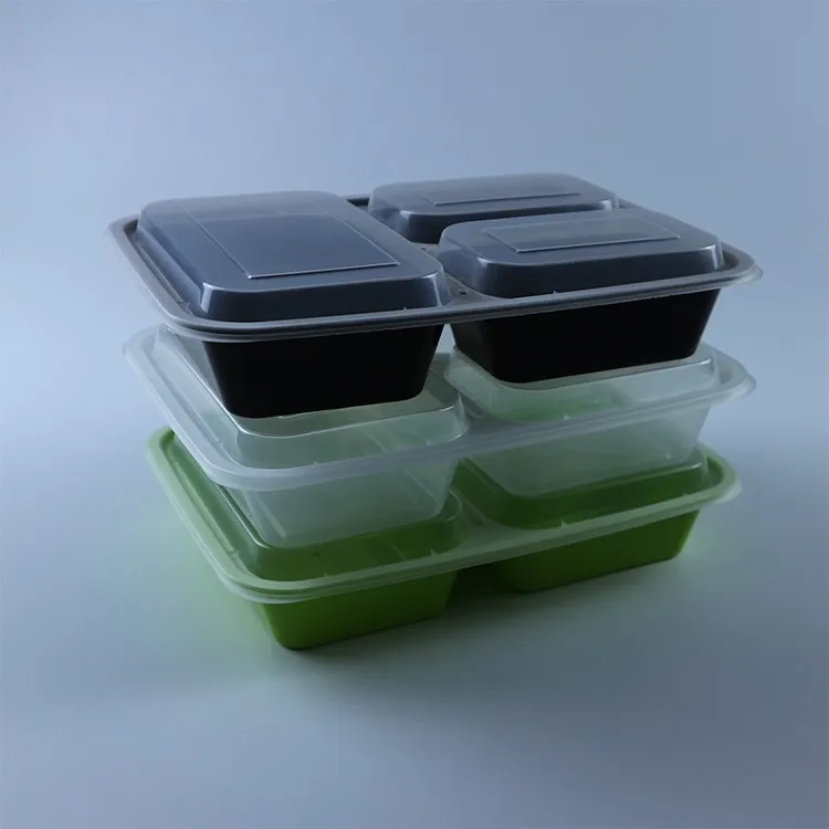 3 Compartment Disposable Plastic Food Container - Buy Disposable ...