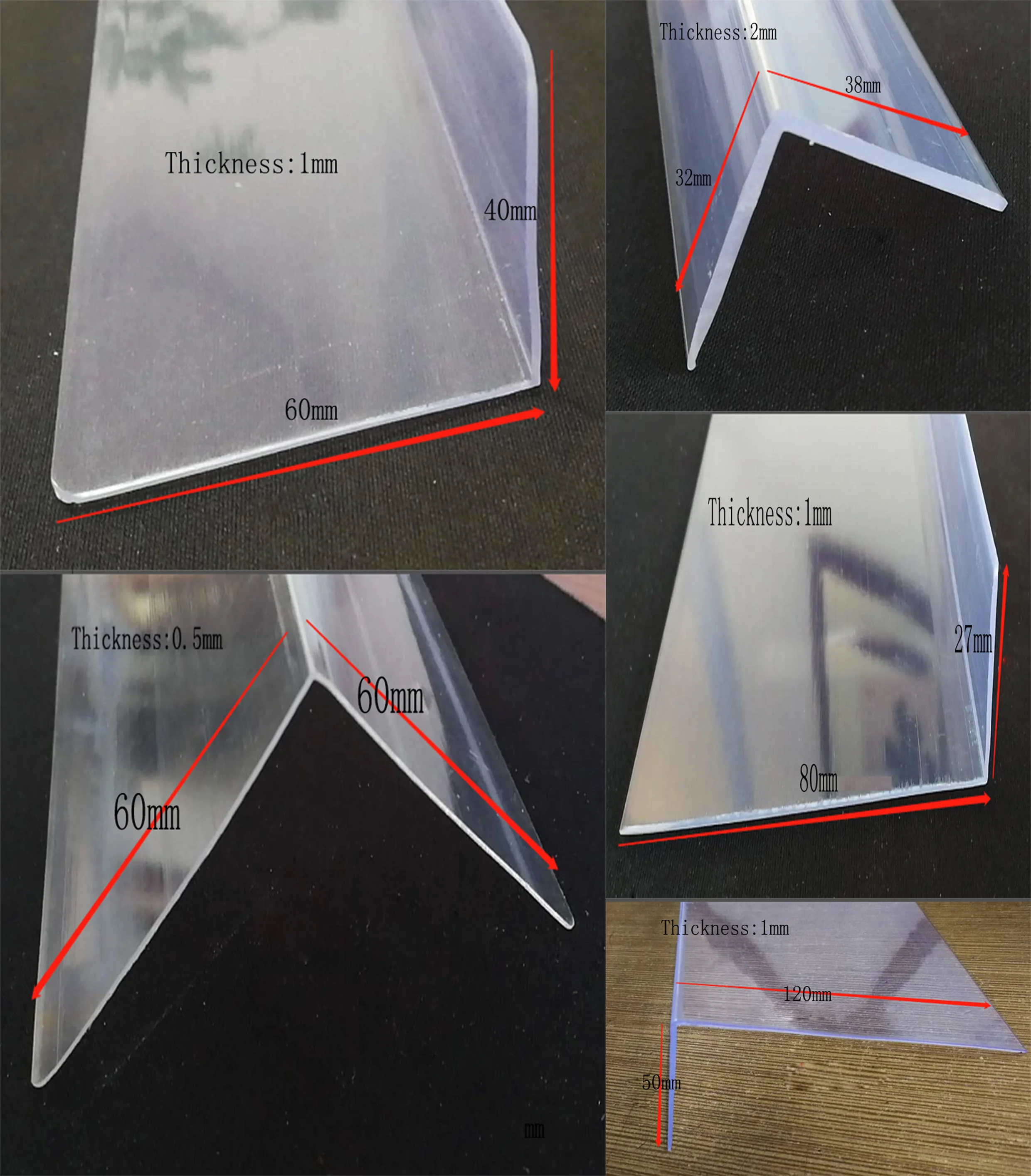 Clear L Dividers - Magnetic Shelf Dividers for Supermarkets