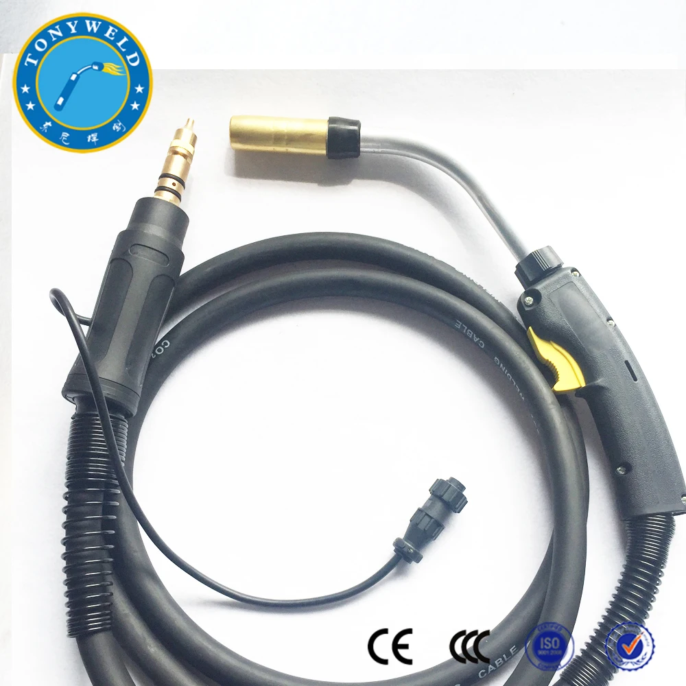 Mig Welding Torch for 400A CO2 Miller Connector - 580mm Length