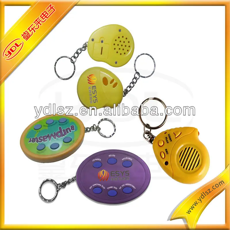 Led Talking Keychain,Music Keyring,Flashing Talking Keychain ...
