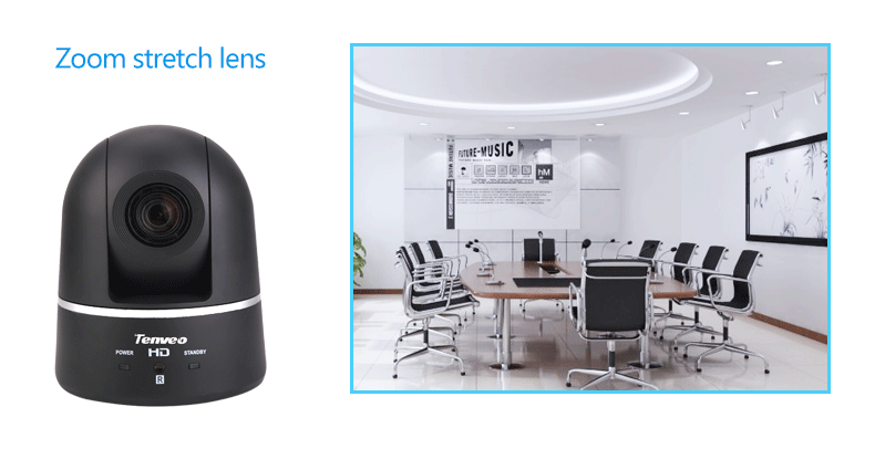 1080P 20X Zoom PTZ Live Streaming Camera Full HD Video Conference ...