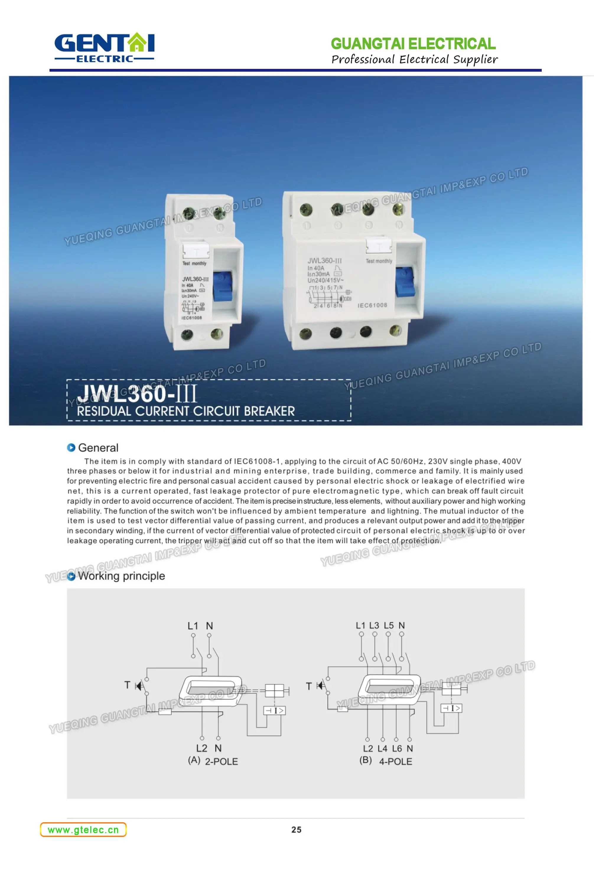 Residual Current Protective Devices Rccb Elcb Rcbo