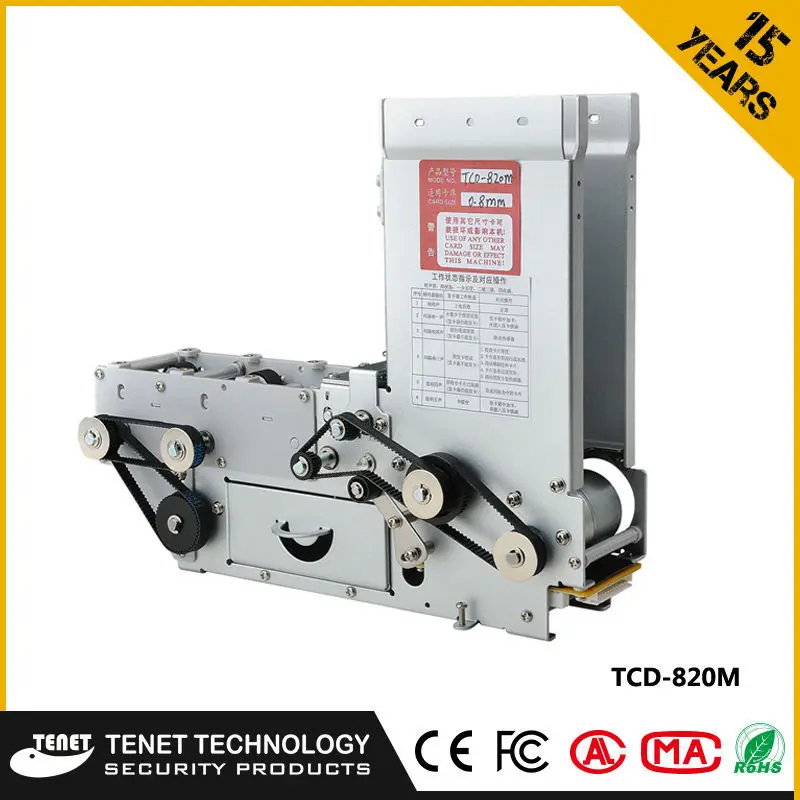 Ticket Vending Machine Paper Plastic Card Dispenser - TENET TCD-712P