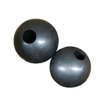High Quality Black Industrial Solid Oil Resistance Rubber Ball With ...