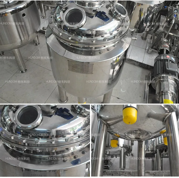 Stainless Steel Reactor Vessel With Agitator For Chemicals High ...