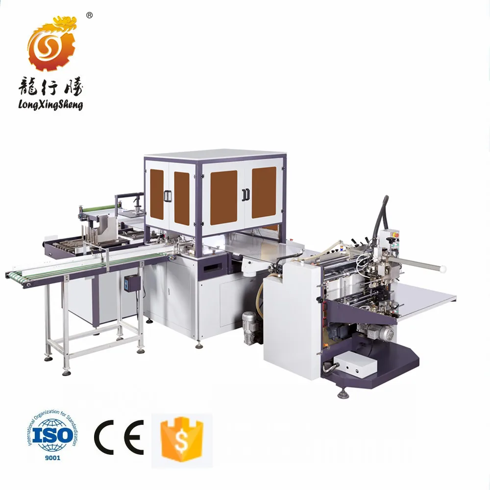 Cardboard Box Corner Adhesive Machine - Buy Rigid Box Making Machine ...