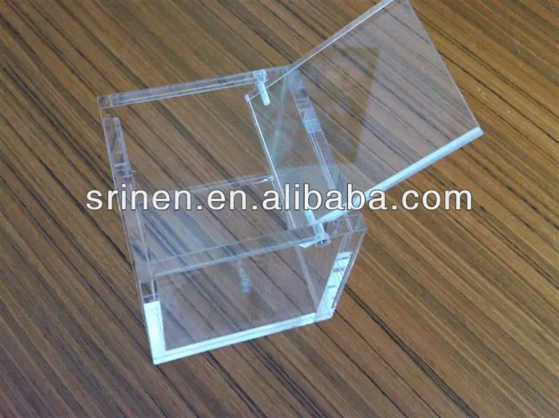 2013 Customize Various Clear Acrylic Boxes With Hinged Lids - Buy ...