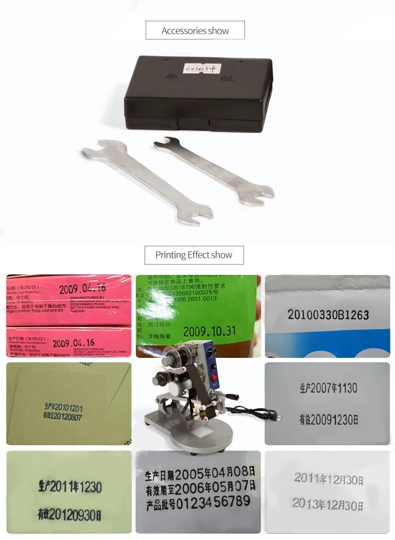Date Batch Ribbon Coding Machine - Reliable & Efficient