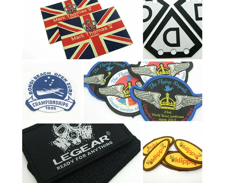 Custom Brand Letter Woven Patch Badge/fabric Logo Patch For Cloth - Buy ...