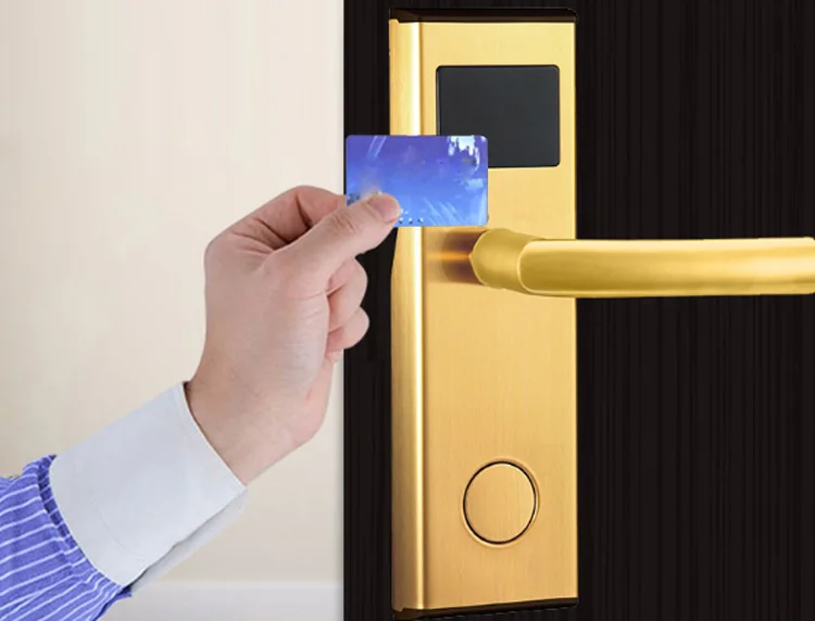Modern Hotel Lock Smart Card Reader RFID Door Lock | Secure Access with ...