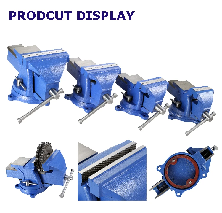 360 Degree Swivel Base Vise Bench Vice Heavy Duty Bench Vise With All ...