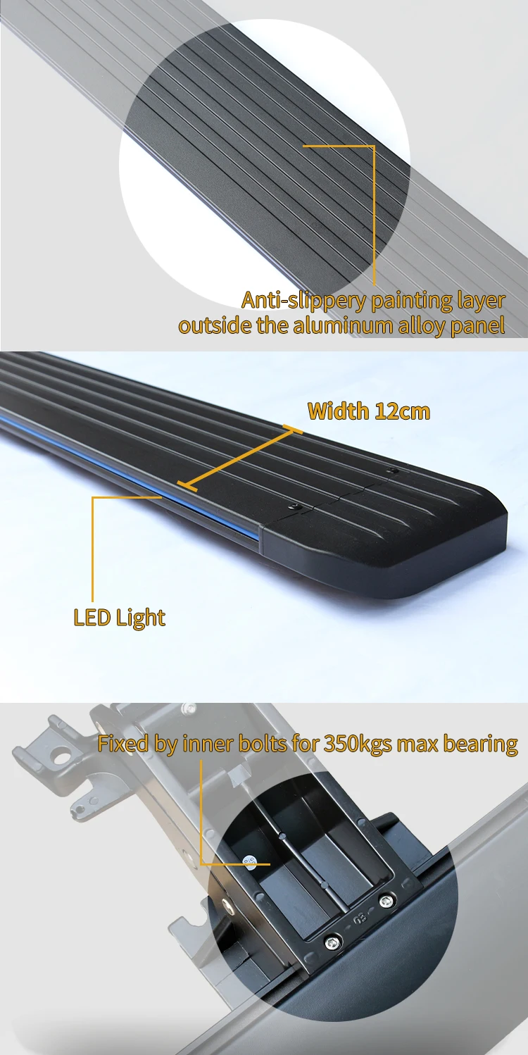 Led Light Automatic Powerstep Power Side Step Electric Running Boards ...