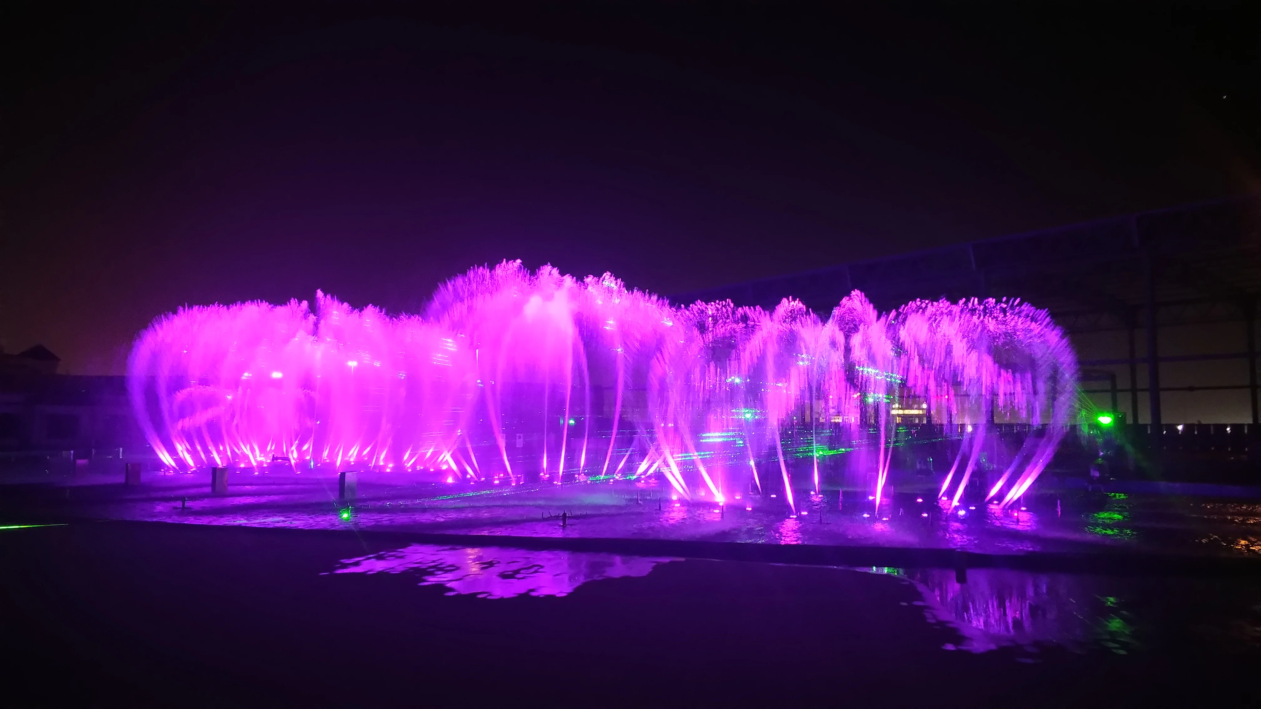 Musical Rainbow Colors Fountains Pond Fountain Portable Dancing ...