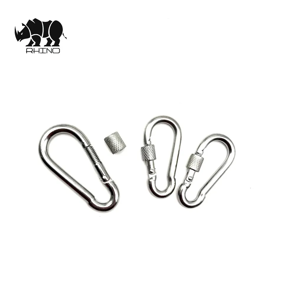 Steel Non Rust Spring Snap Key Chain Clip Hook with Screw Lock