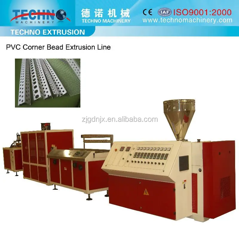 Plastic Machines PVC Corner Bead Machinery Manufacture