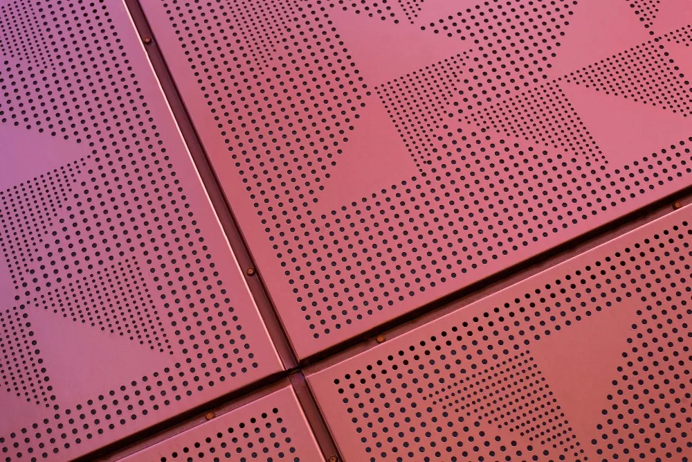 Interior Acoustic Absorption Perforated Metal Wall Panels - Buy ...