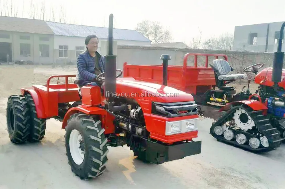 Four-wheel Drive Four Track Articulated Tractor - High Productivity