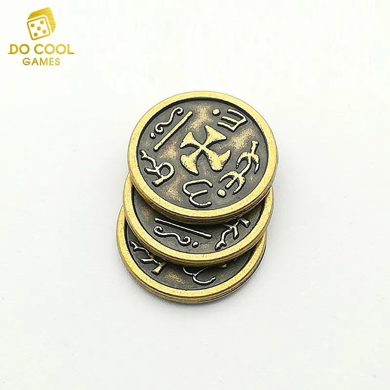 Custom Design Metal Token for Board Game - Do Cool Games