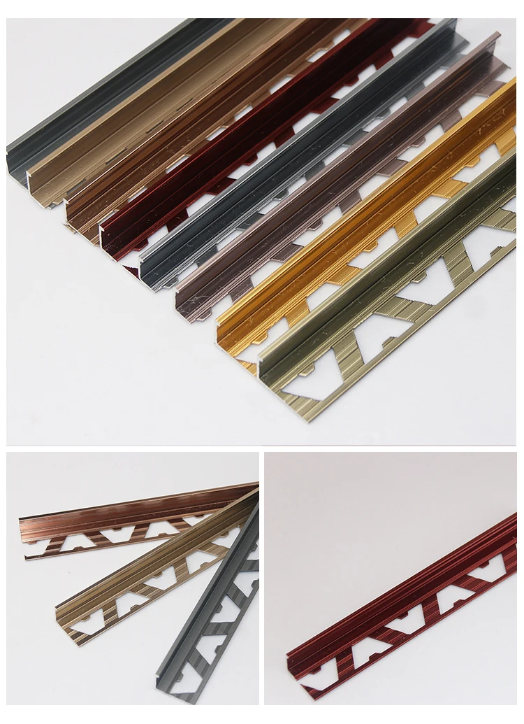 Bright Polished Right Angle Tile Trim Straight Edge Ceramic Trim - Buy ...