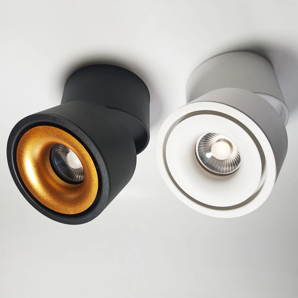 Hot Sale Rotatable 12w Led Decorative Spot Light Cob Surface Mounted ...