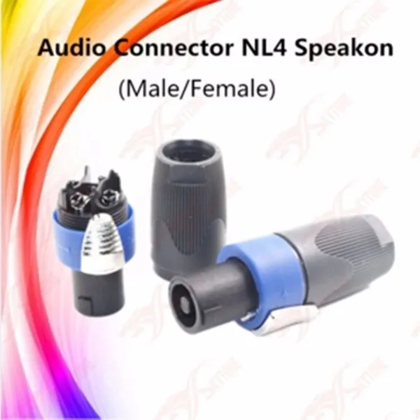 Nl4 Speakon 4-pole Professional Audio Locking Cable Connector - Buy Nl4 ...