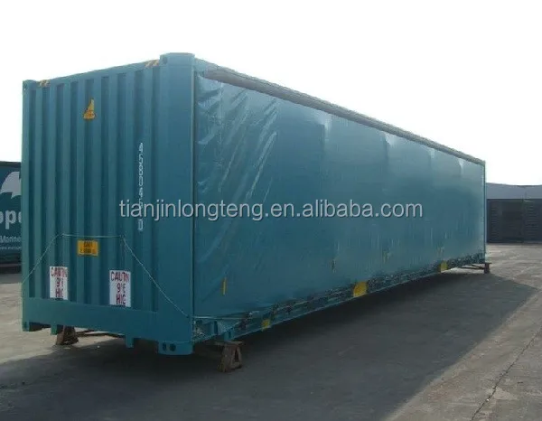 40ft High Cube Container with PVC Curtain Side Open