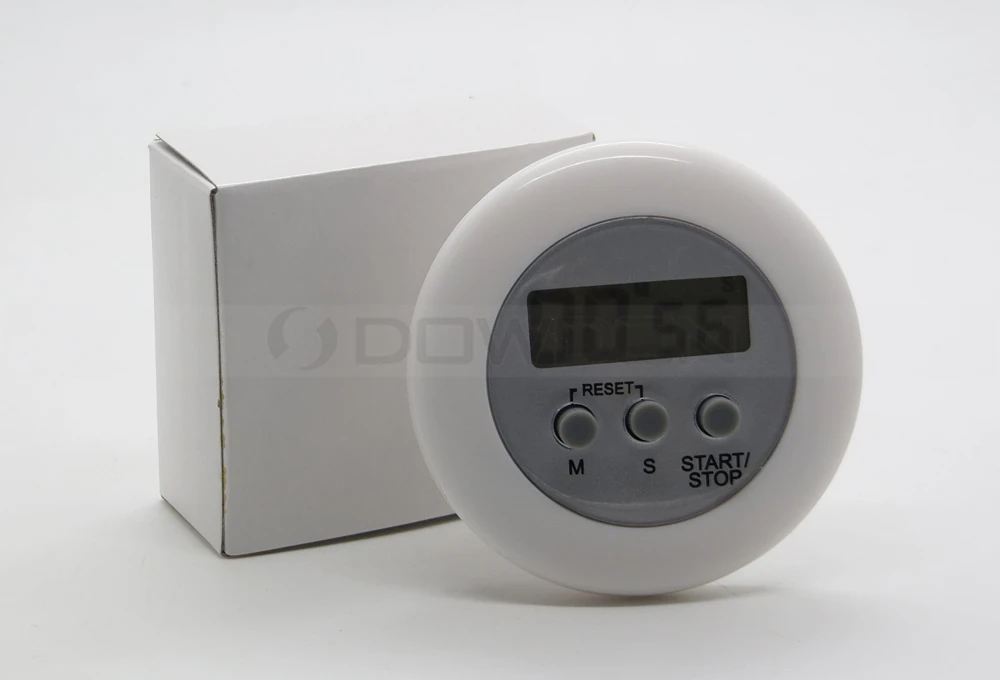 Mini Round Lcd Digital Home Kitchen Countdown Up Timer Alarm Games ...