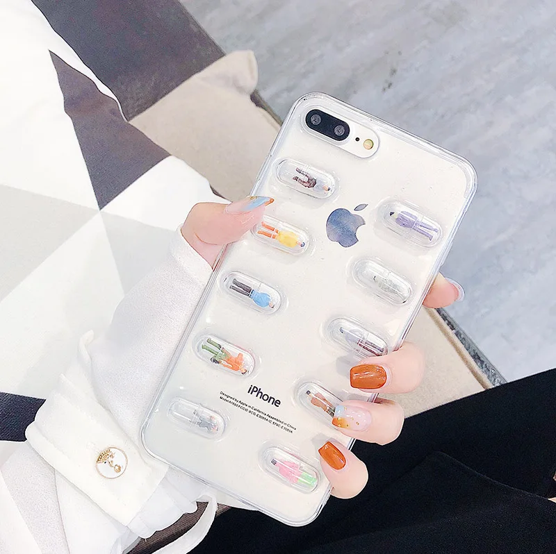 Funny Interesting Design Capsule Soft Tpu Cell Mobile Phone Case Bags ...