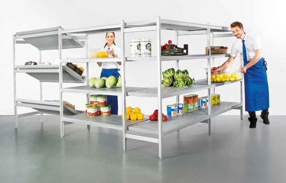 New Design HDPE+ Aluminum rustless & Hygienic storage shelf, cold room ...