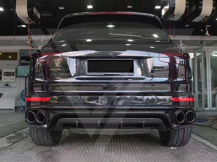 Supertechnics Carbon Fiber Rear Diffuser for Porsche Cayenne 958.2