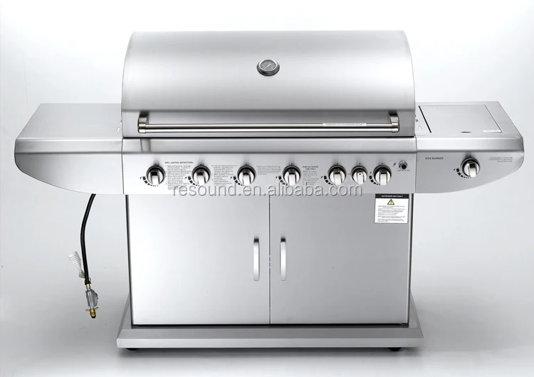 Villa Outdoor Luxurious Hotel Commercial Infrared Stainless Bbq Gas ...