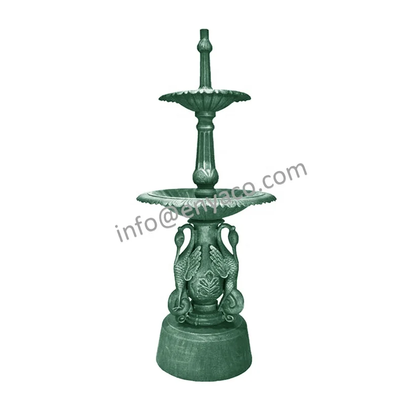 Tall Three Tiered Garden Pond Heavy Duty Water Fall Large Metal Cast ...