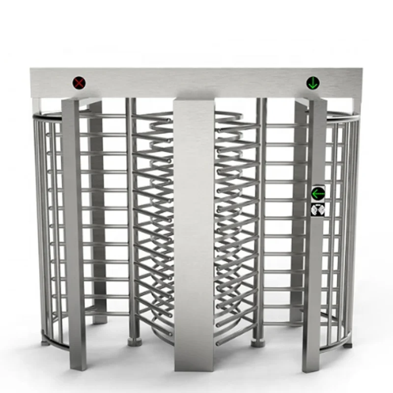 Hotel Access Control Turnstile Double Lane with IC ID Card Reader