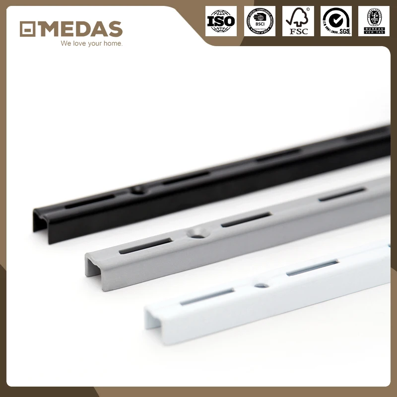 Single Slotted Wall Upright For Adjustable Shelving System - Buy Wall ...