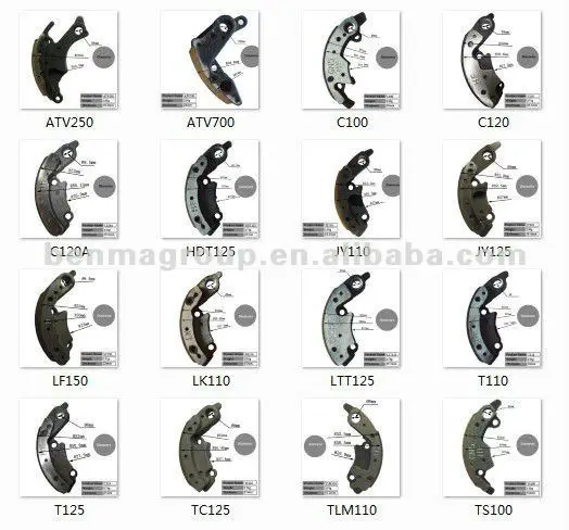 Clutch Block Centrifugal Scooter Rear Driven Wheel Throw Block C100 GN5 ...